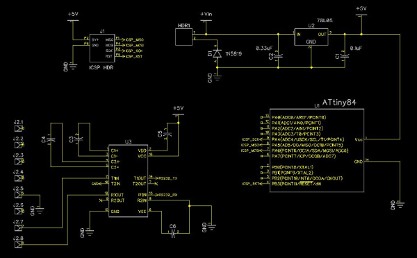 Mcu 0059-ATtiny84-eval-board - wikipost